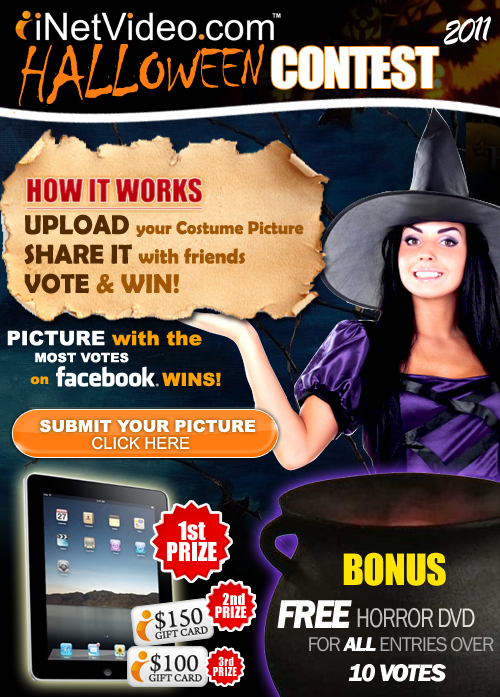 Win an iPad 2 in iNetVideo's Halloween Costume Contest